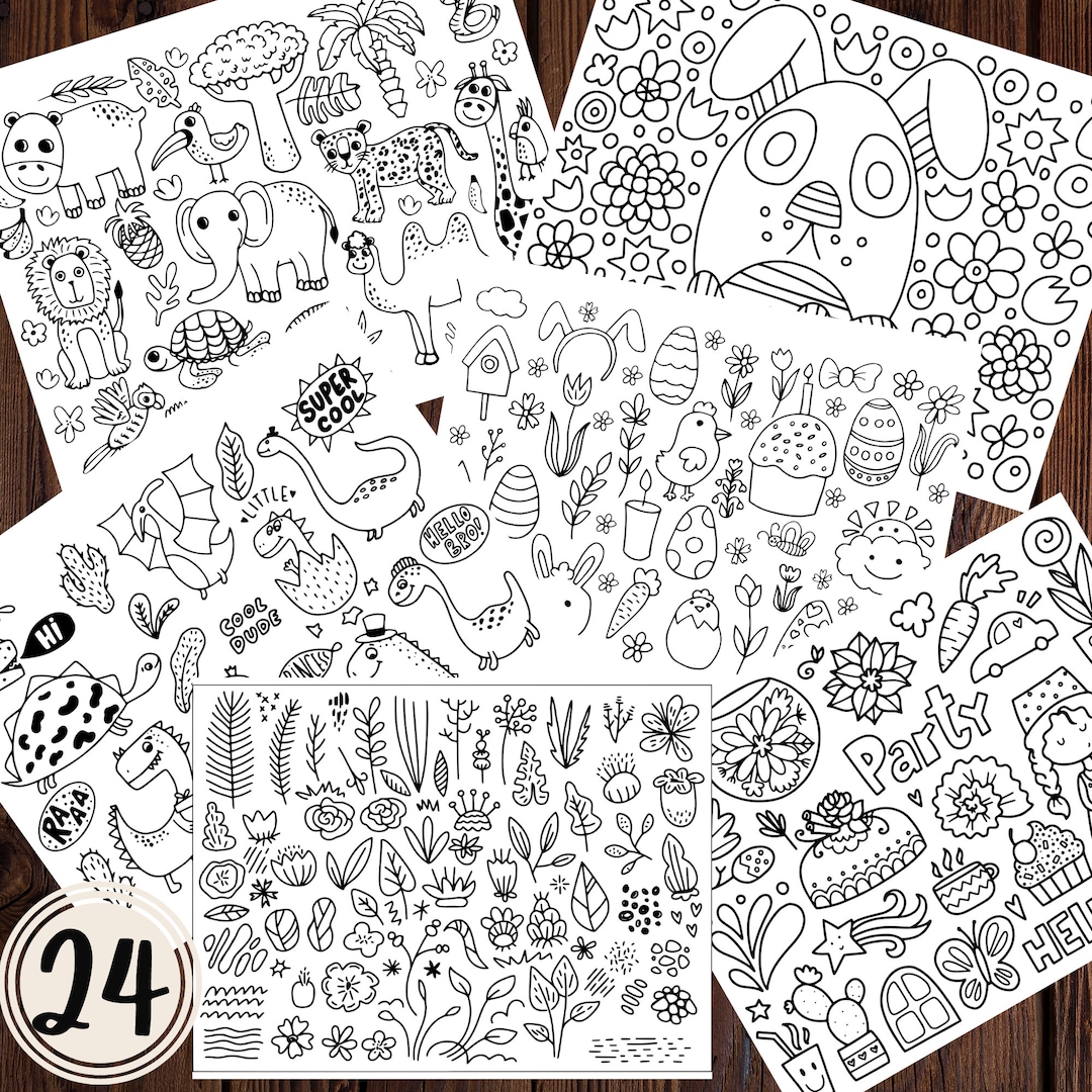 Printable Coloring Sheets,fun Animals, Birds, Nature, Spring, Animals ...