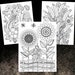 Coloring Sheets Boho Coloring Pages Flowers Printable Coloring Kids ...