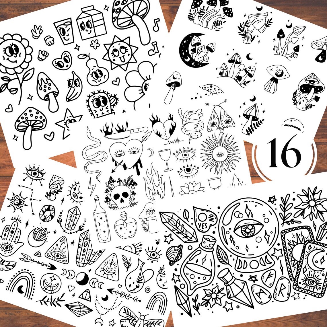 Minimalist Line Art Coloring Pages| Oodles of Doodle Coloring Pages ...