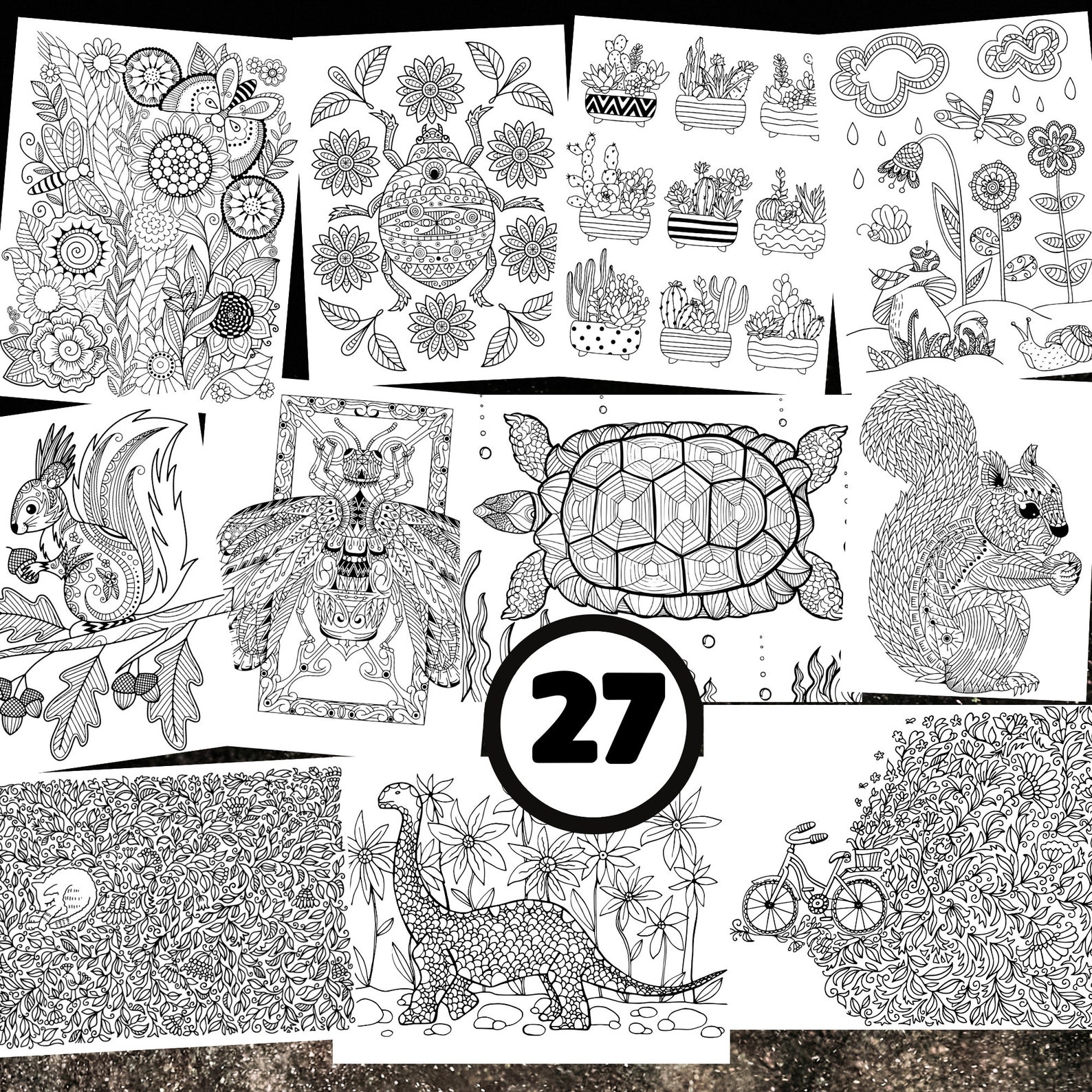 Coloring Sheets| Boho| Coloring Pages| Flowers| Printable Coloring ...