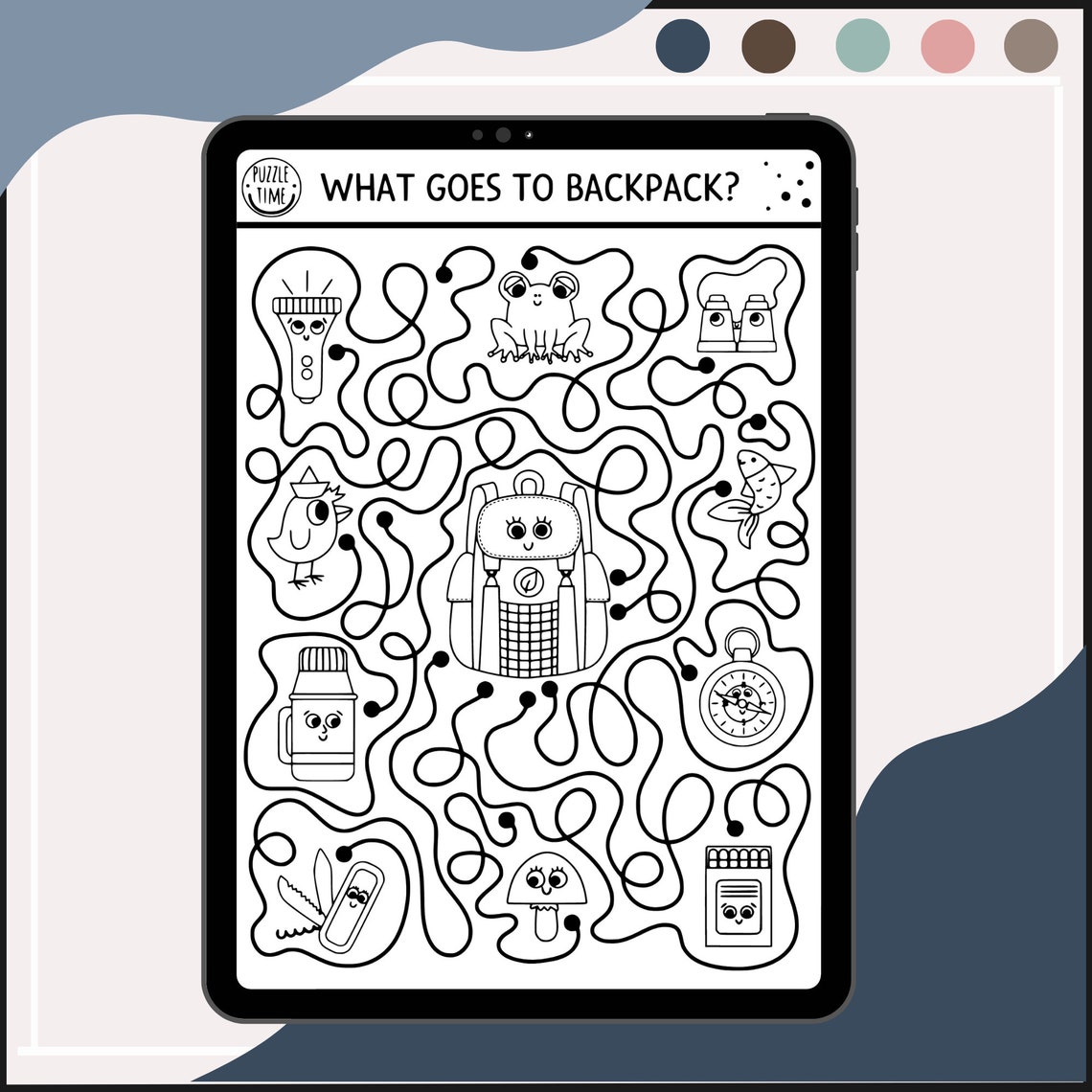 Printable Activity Bundle | Instant Download Coloring and Activity Book ...