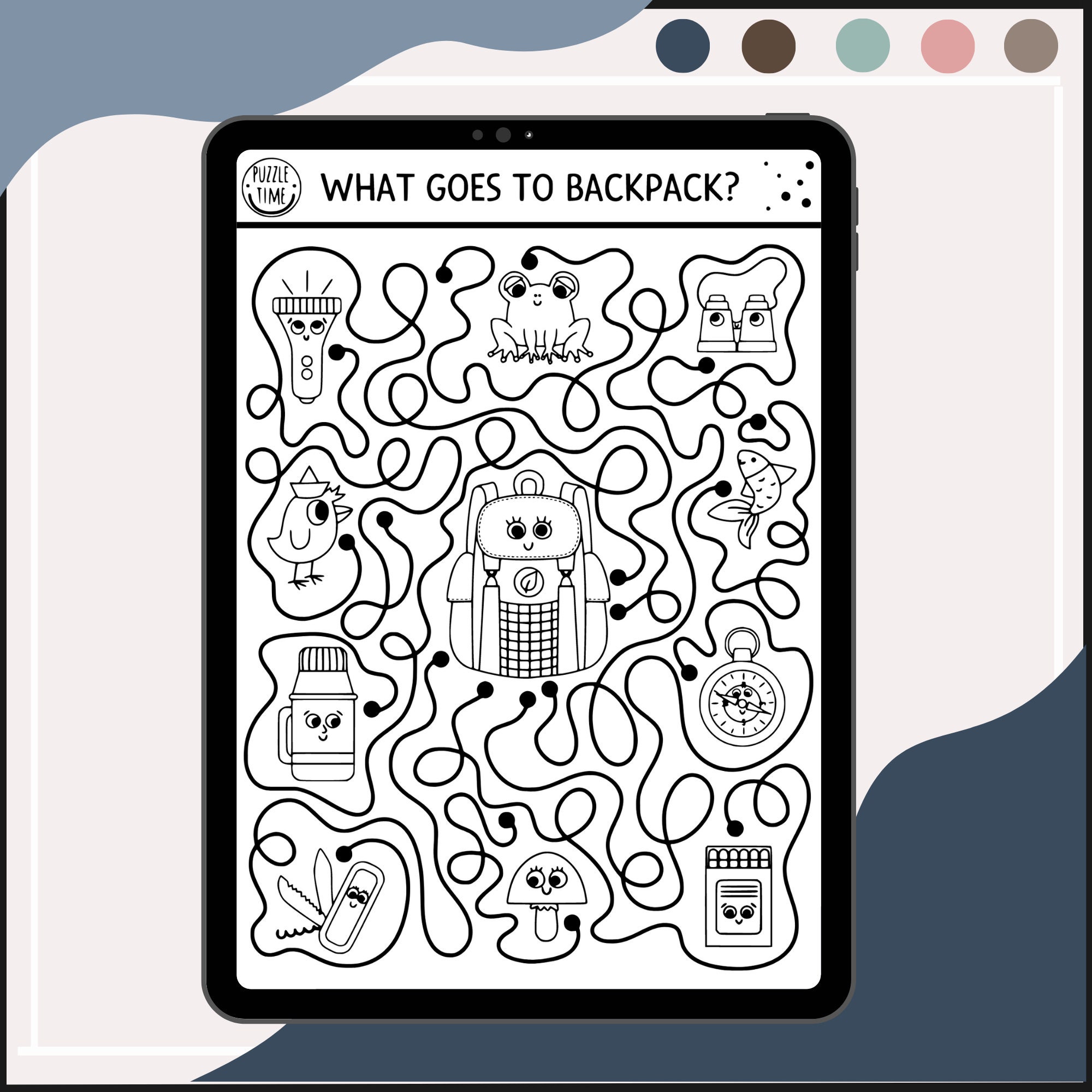 Printable Activity Bundle | Instant Download Coloring and Activity Book ...