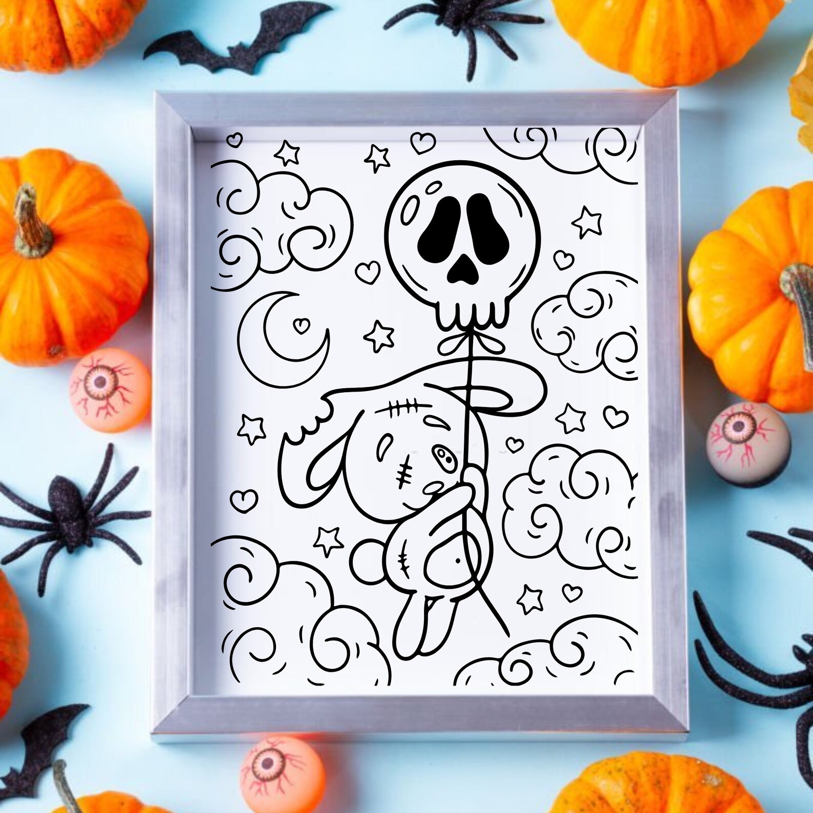 Printable Halloween Colouring Pages, Scary and Horror Coloring Pages ...
