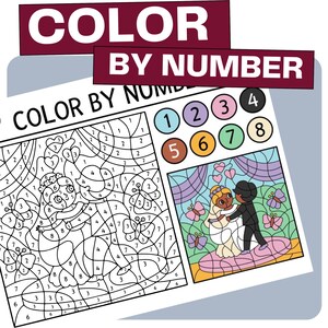 Color by Number|digital Download|coloring Pages Printable, Girls & Boys ...