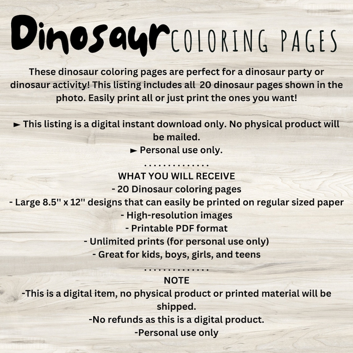 Dinosaur Coloring Pages| Kids Coloring Pages Dinosaur | Printable ...
