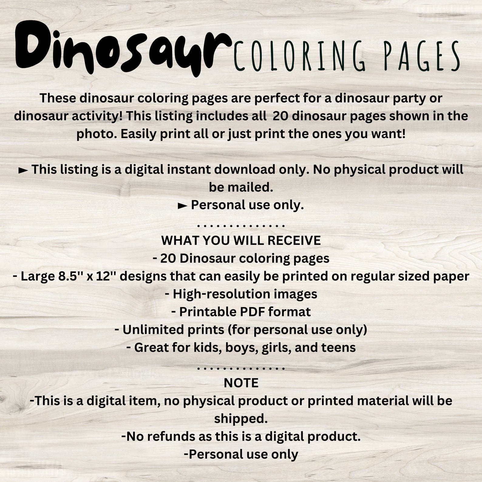 Dinosaur Coloring Pages| Kids Coloring Pages Dinosaur | Printable ...