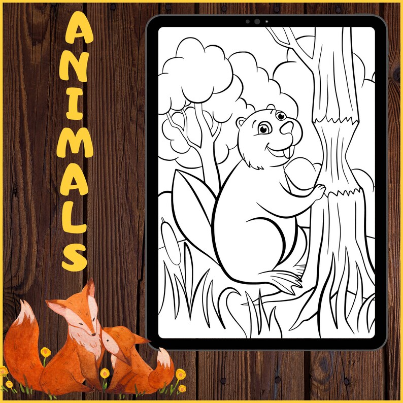 Printable Woodland Coloring Pages for Kids, Animals Coloring Pages ...