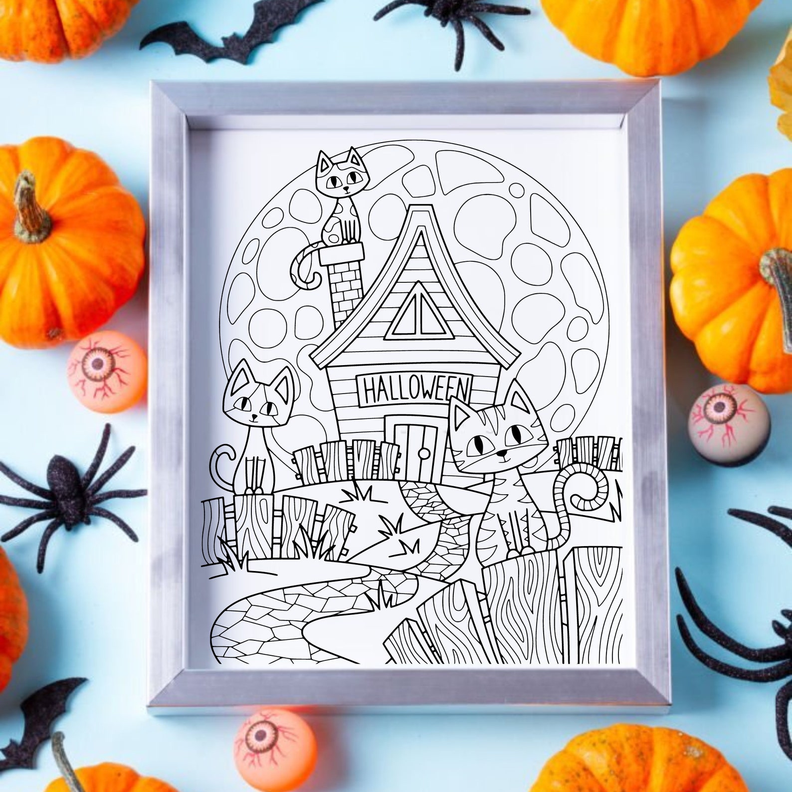 Printable Halloween Colouring Pages, Scary and Horror Coloring Pages ...