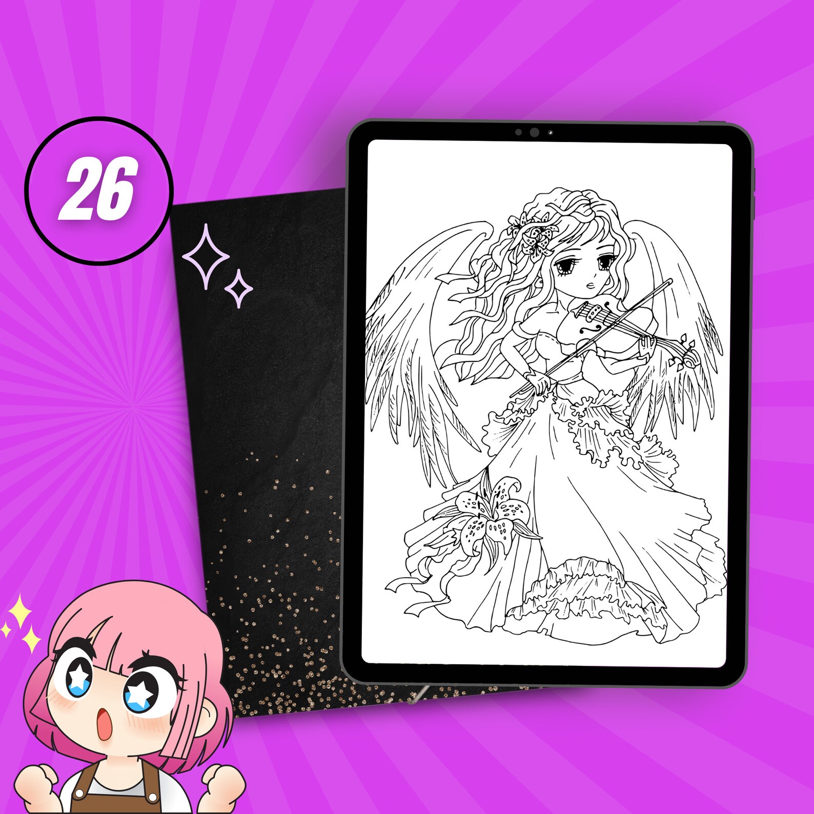 Cartoon Mix Coloring Pages -cartoon Characters -toddler Busy Book ...