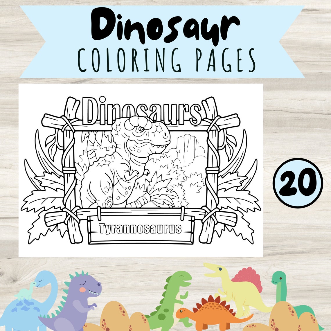 Dinosaur Coloring Pages| Kids Coloring Pages Dinosaur | Printable ...