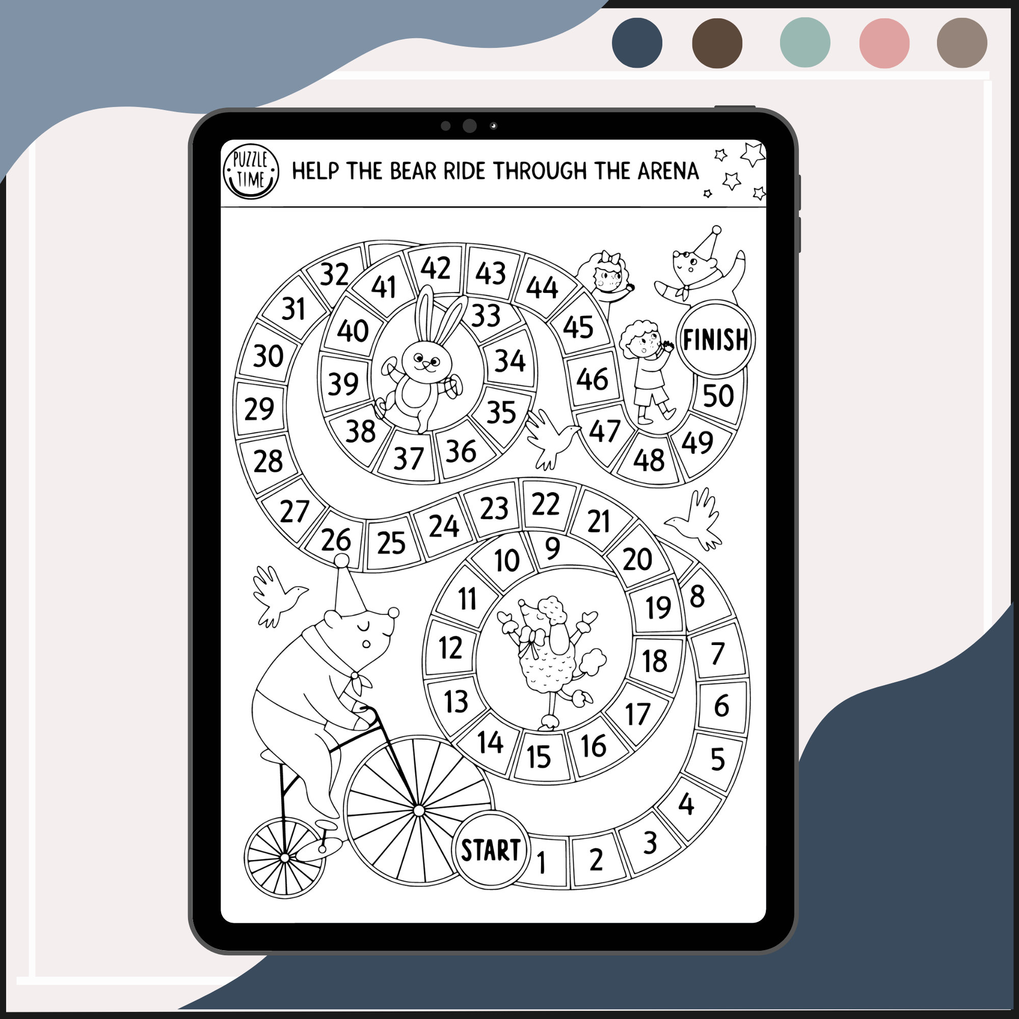 Printable Activity Bundle | Instant Download Coloring and Activity Book ...