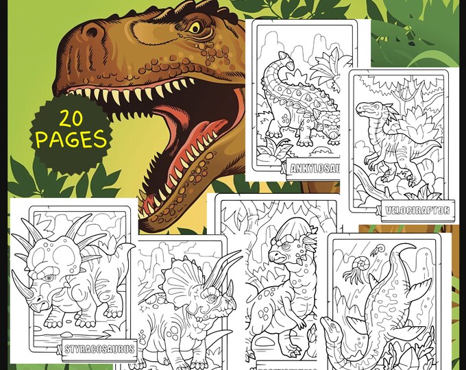 Dinosaur Coloring Pages Kids Coloring Pages Dinosaur Printable Dinosaur ...