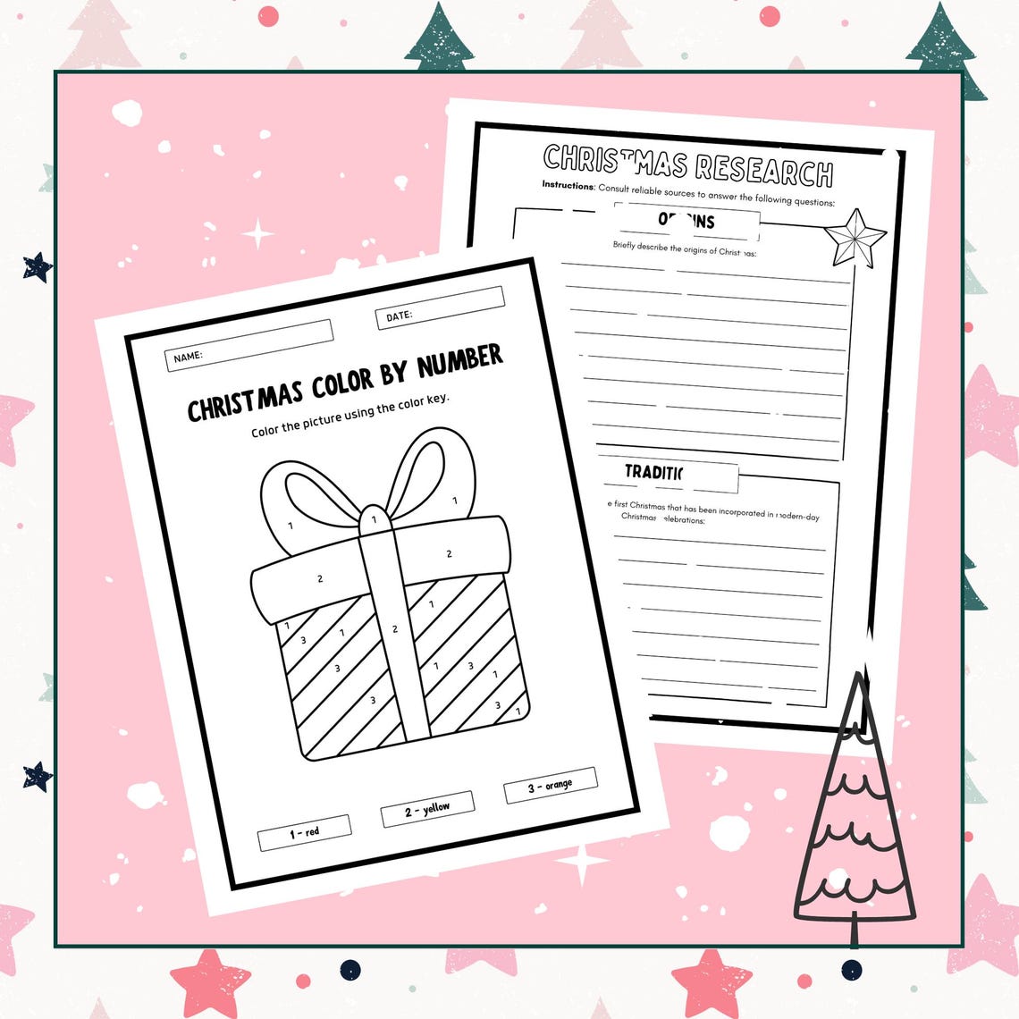 Printable Christmas Activities, Christmas Activities Pack, Activities ...