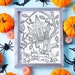 Printable Halloween Colouring Pages Scary and Horror Coloring - Etsy