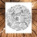 A Bundle of Coloring Pages-doodles Art Coloring Pages-mandala Coloring ...