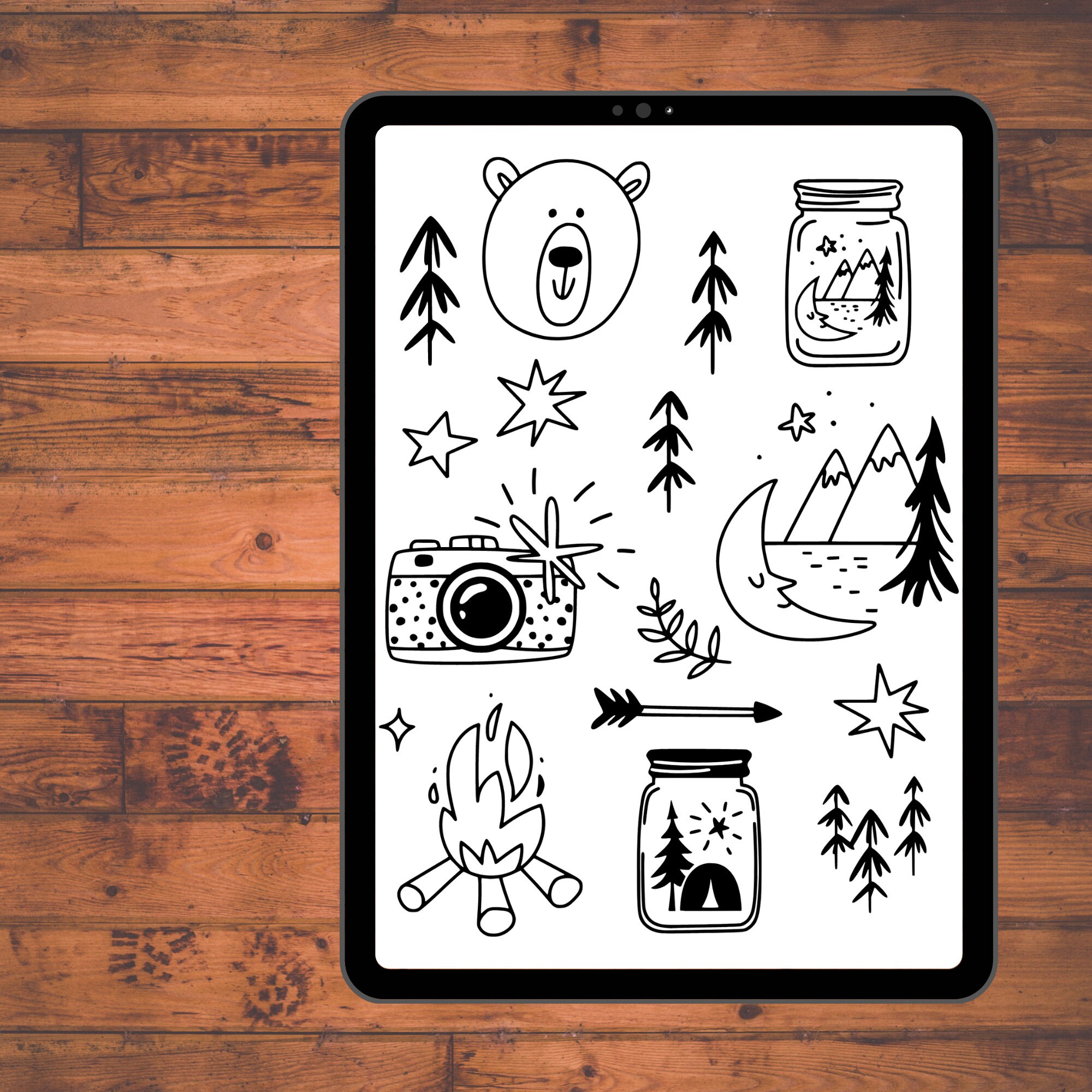 Minimalist Line Art Coloring Pages| Oodles of Doodle Coloring Pages ...