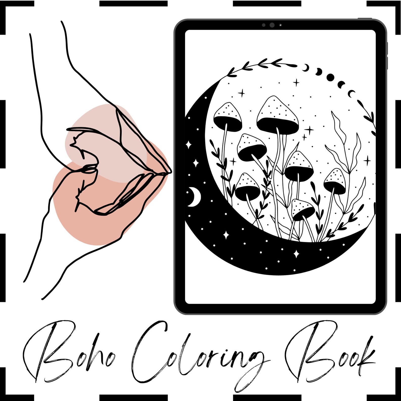 Printable Adult Coloring Pages, Adult Boho Coloring Pages,boho Coloring ...