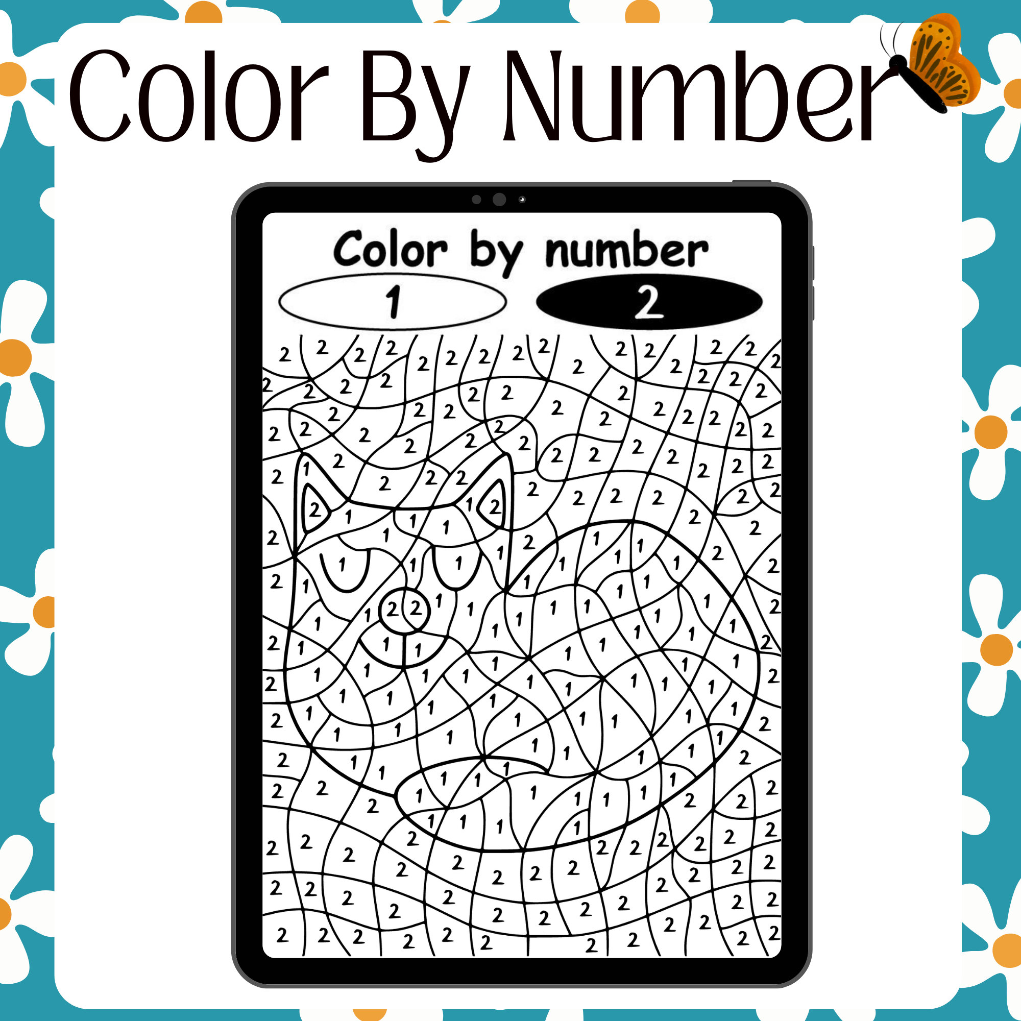 Color by Number|digital Download|coloring Pages Printable, Girls & Boys ...