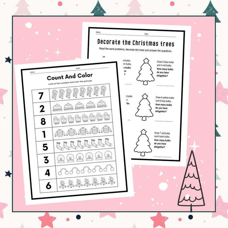 Printable Christmas Activities, Christmas Activities Pack, Activities ...