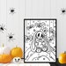 Printable Halloween Colouring Pages, Scary and Horror Coloring Pages ...
