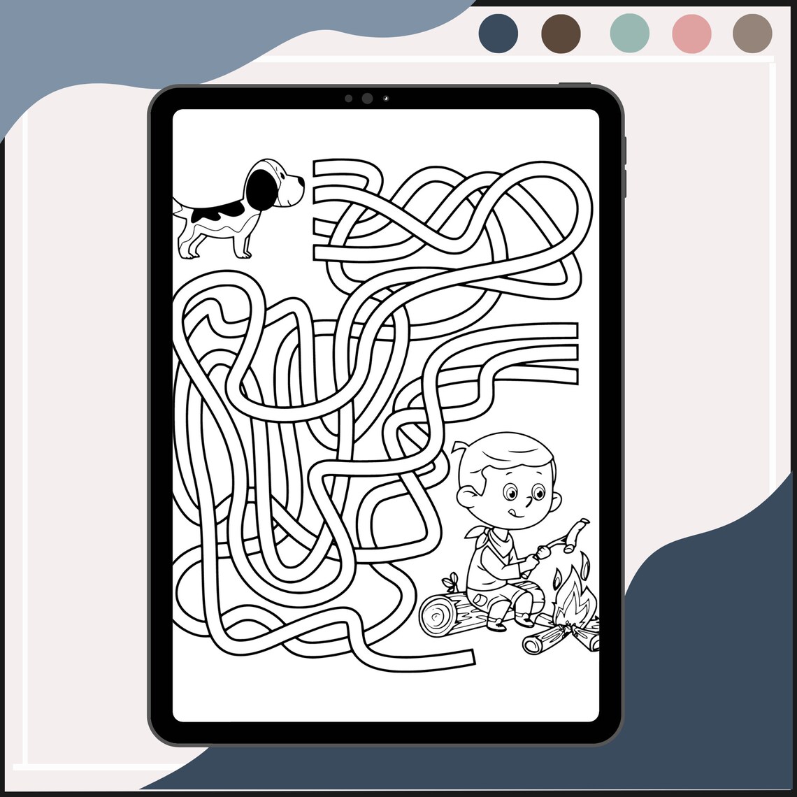 Printable Activity Bundle | Instant Download Coloring and Activity Book ...