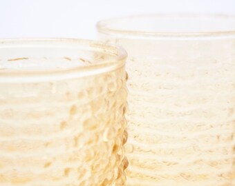 Yellow Drinking Glasses - Etsy