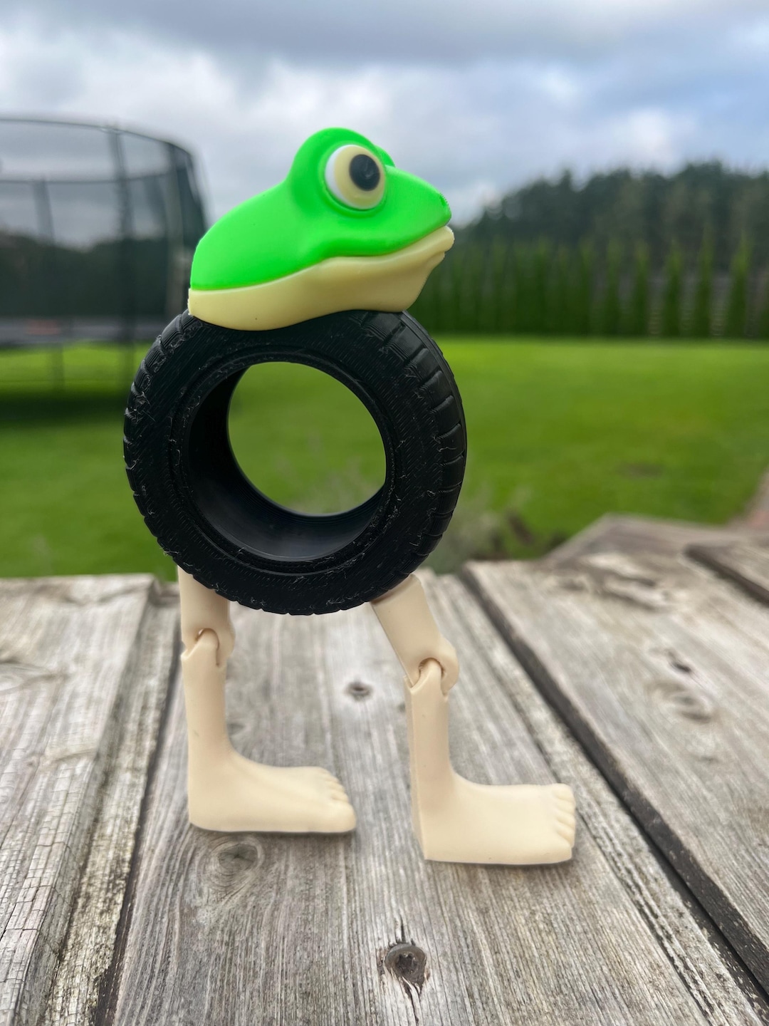Brainrot Frog Wheel Toy – Boneca Ambalabu Meme Gift - Etsy