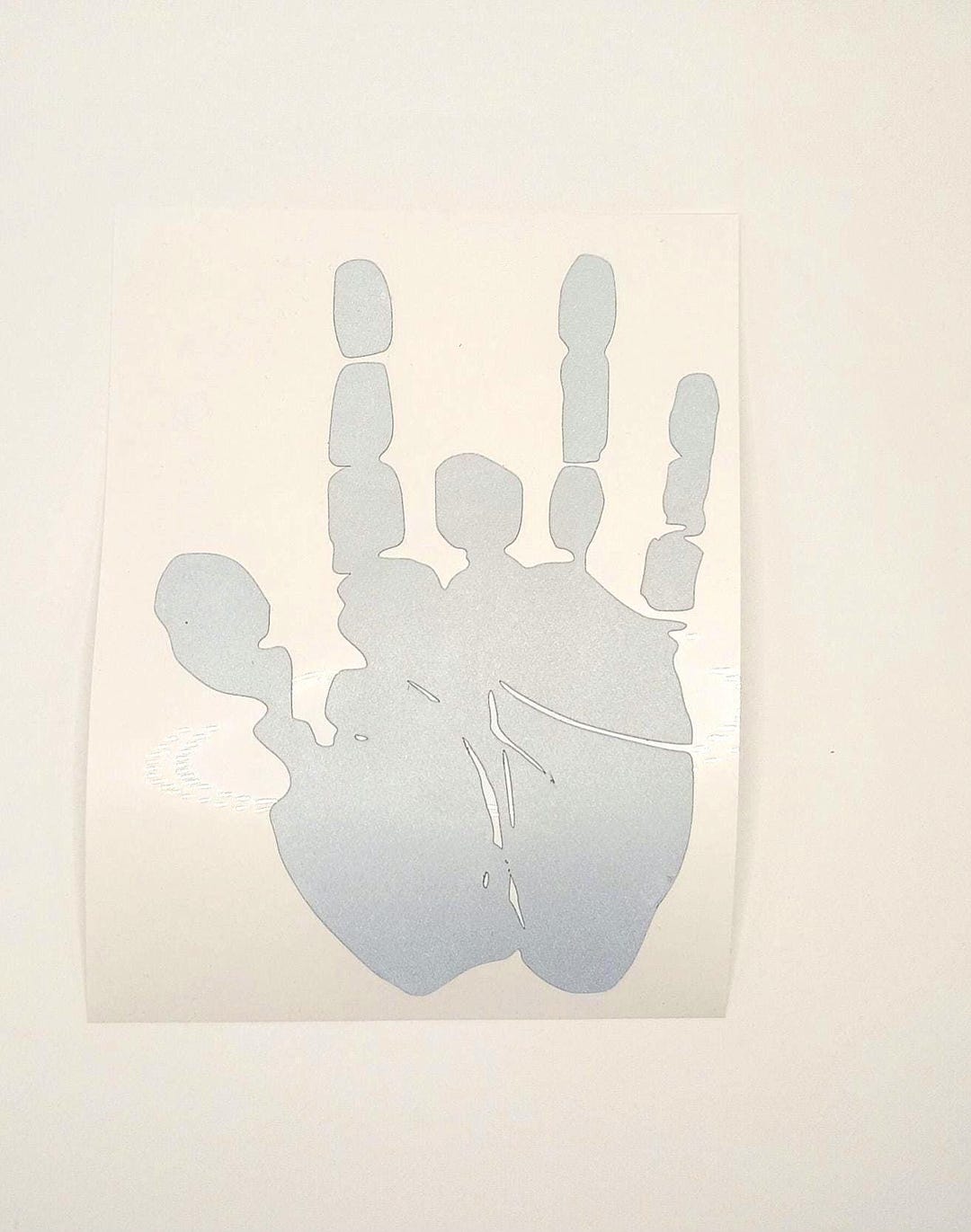 Jerry's Hand Print Vinyl Decal - Etsy