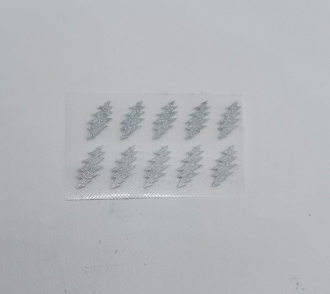 Grateful Dead 13pt Bolt Nail Stickers - Etsy