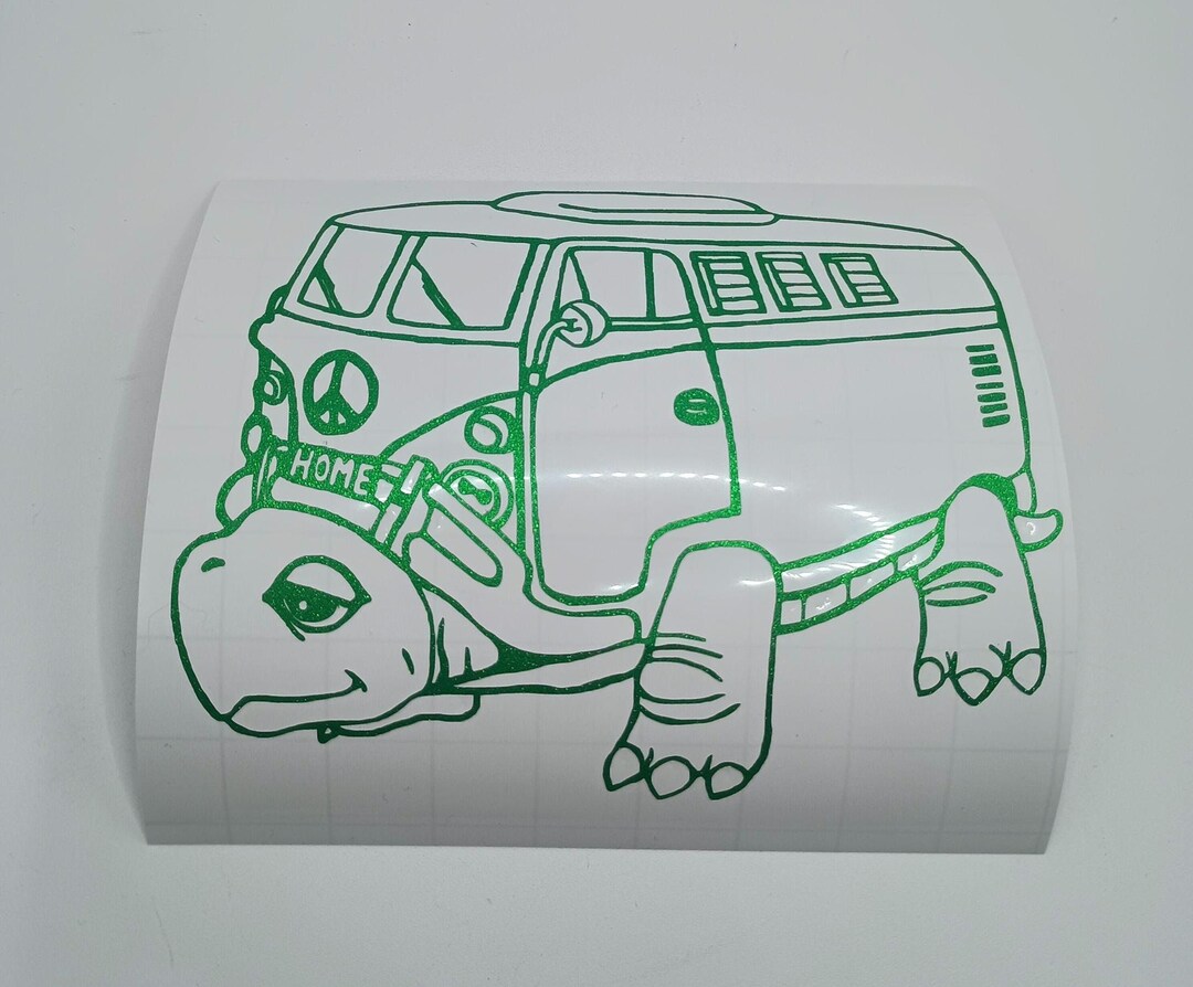 Medium VW Turtle Bus Vinyl Decal *3 Variations* - Etsy