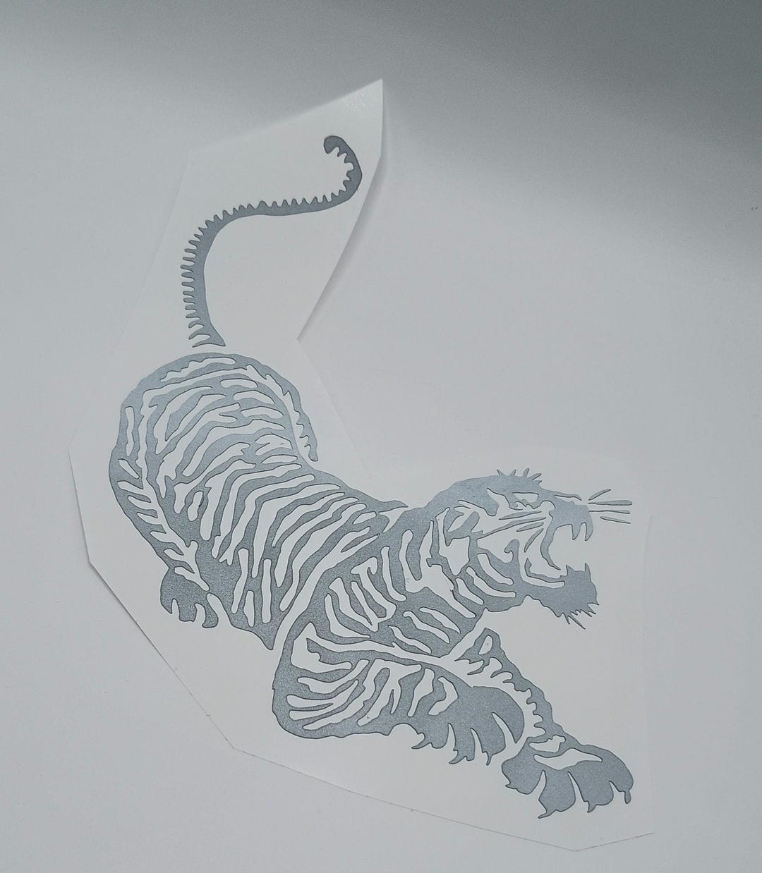 Jerry's Tiger Vinyl Decal - Etsy