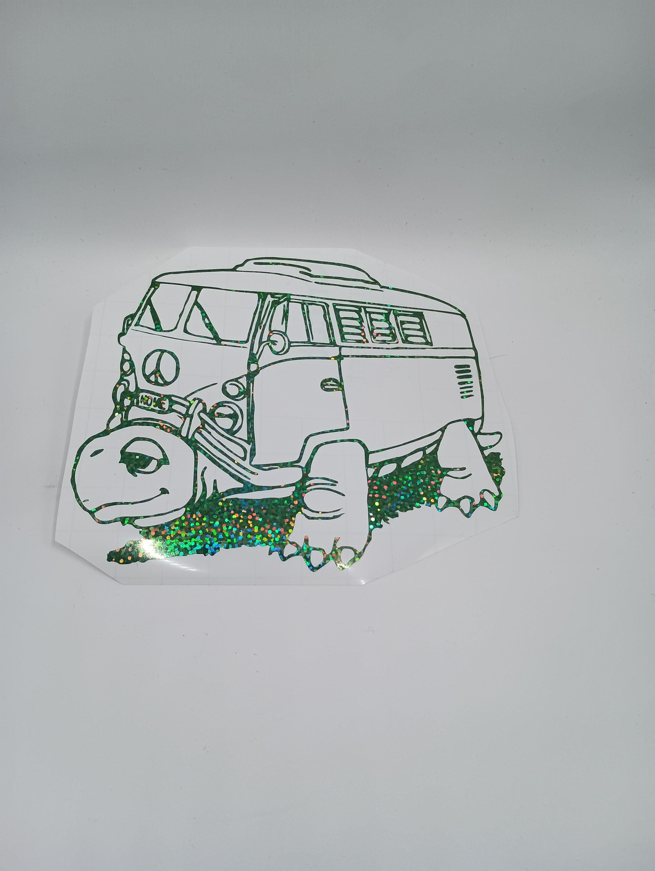 VW Turtle Bus Vinyl Decal - Etsy
