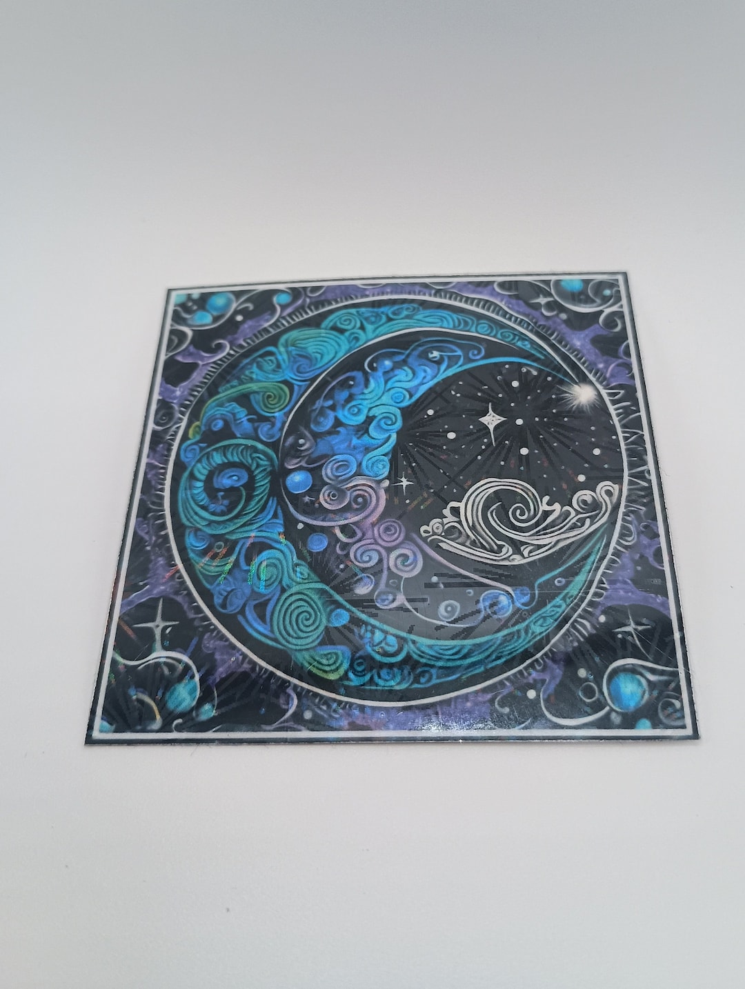 Moon Vinyl Sticker - Etsy