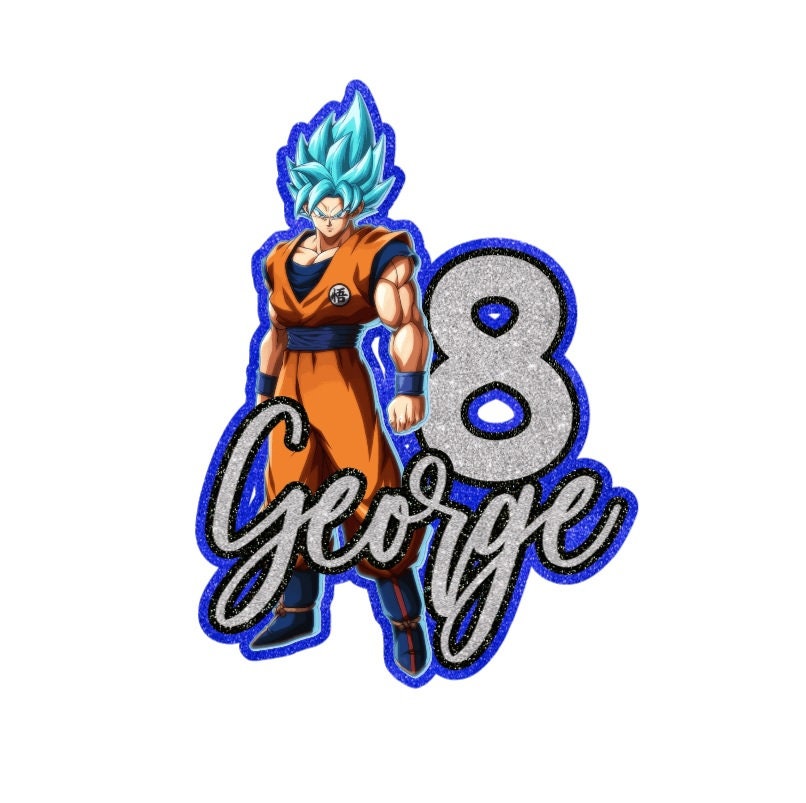 Goku Cake Topper Dragon Ball Z Dbz - Etsy UK