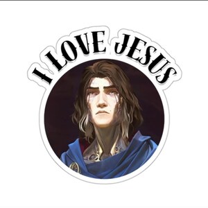 I Love Jesus Viktor Sticker - Etsy