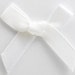 Mini White Satin Bows | Pack of 10 | Pre-tied 3cm Wide | Self Adhesive ...