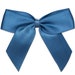 Small Dusty Blue Satin Bows | Pack of 3/6/12/24 | Pre-tied 5cm Wide ...