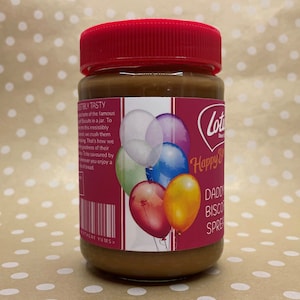 Personalised Lotus Biscoff Spread Label for 400g Jar | Christmas or ...
