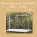 Large Wedding Over Table Arch Frame Decorative Rod - Black Metal - for ...