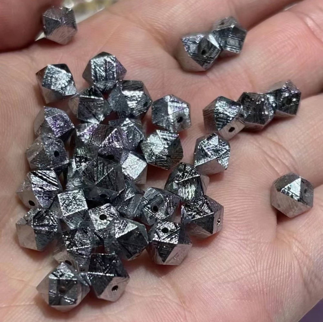 Muonionalusta Meteorite Beads: 6/8mm Star Cut Sky Iron - Etsy