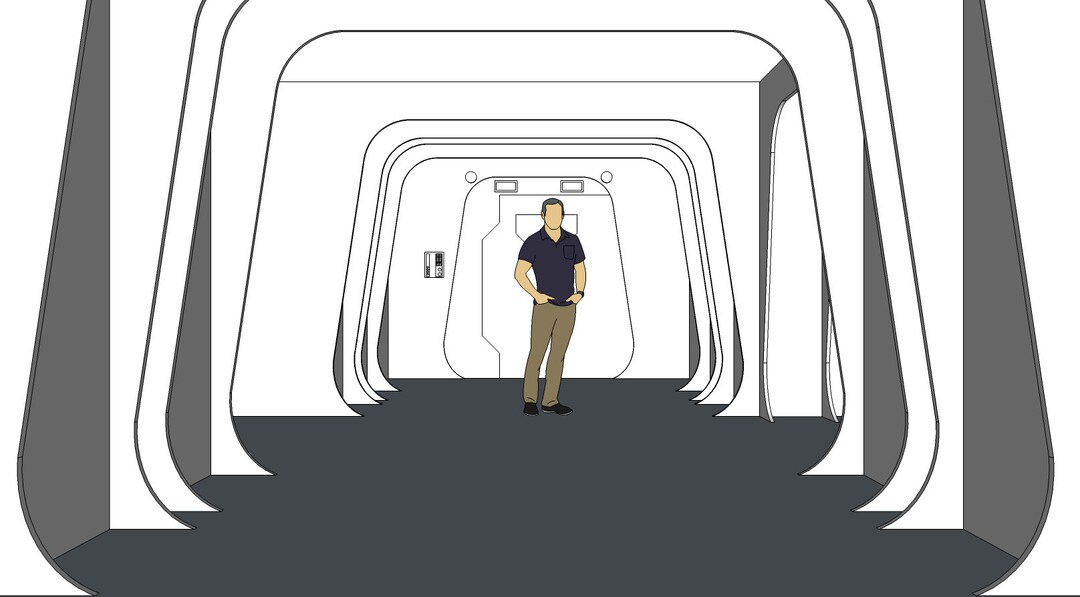 Rogue One - Hallway Diorama - STL Gcode SVG Sketchup - Etsy