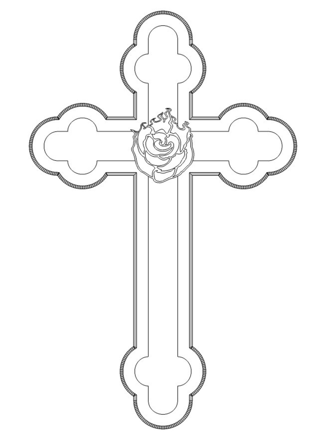 RWBY Ruby Rose Cross Cosplay Pin STL - Etsy