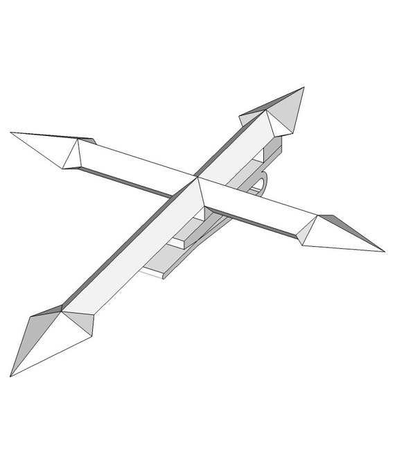 RWBY Ruby Rose Red Trailer Cosplay Cross STL | Etsy