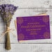 Purple and Gold Diwali Invitation, Festival of Lights Celebration ...