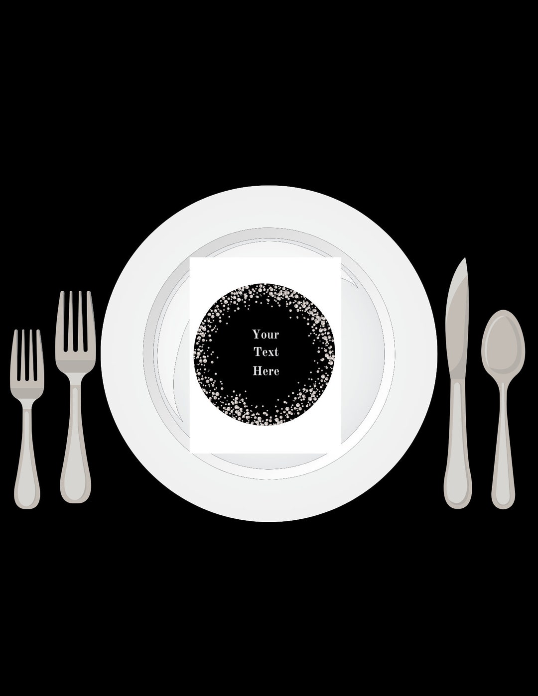 Charger Plate Template, Digital Download, Editable, Printable - Etsy