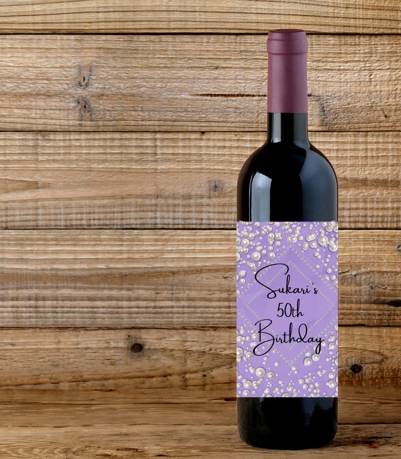 Printable Wine Label Template, Champagne Label, Editable Wine Label ...