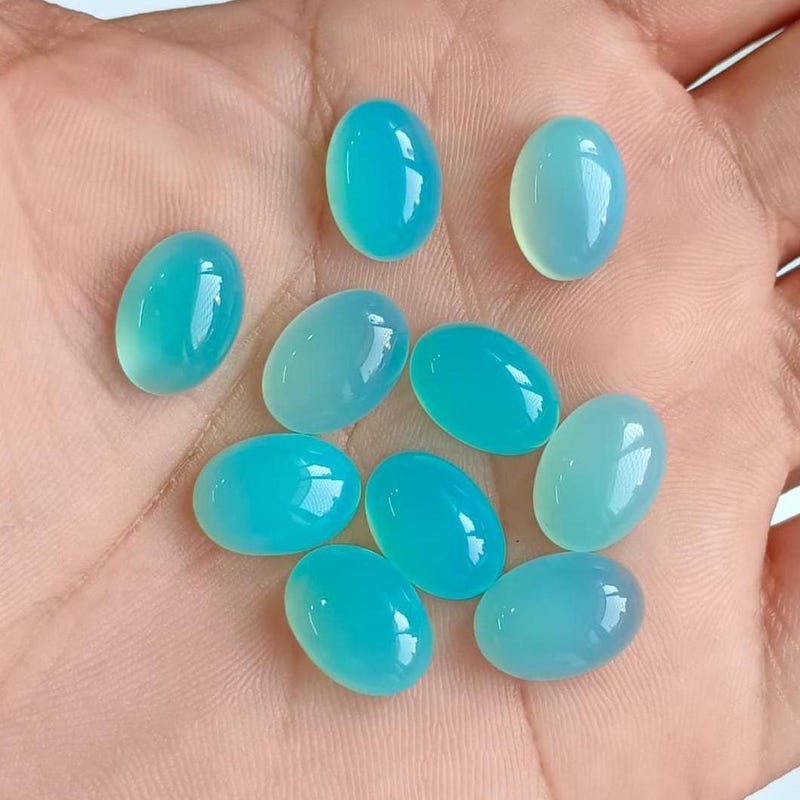 Aqua Chalcedony - Etsy