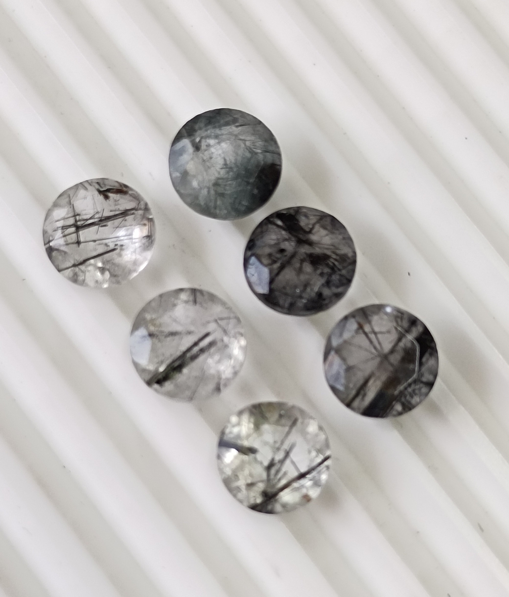 Black Rutile 8 Mm to 20 Mm Round Cut Normal Cut Gemstone Natural Black ...