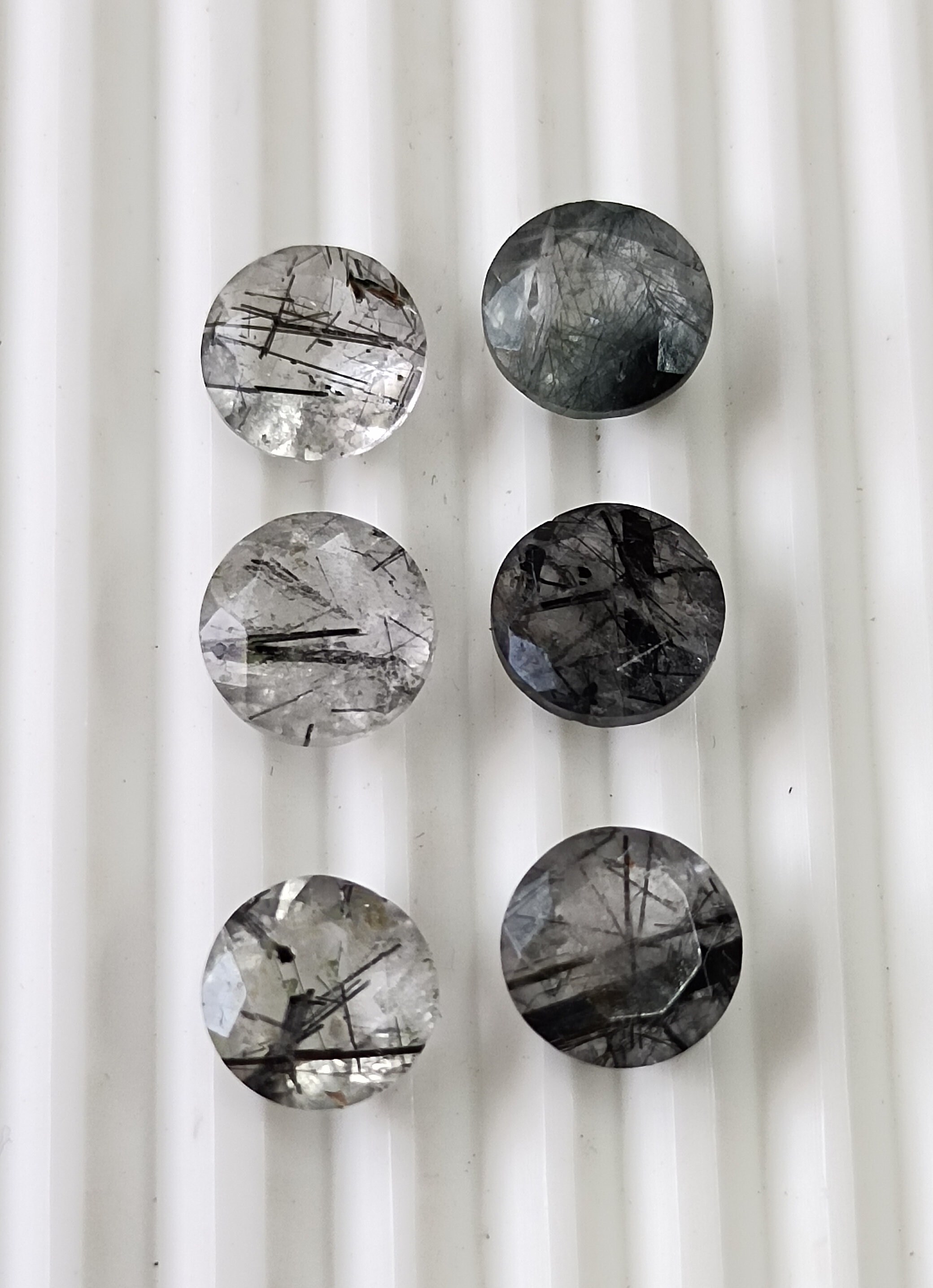 Black Rutile 8 Mm to 20 Mm Round Cut Normal Cut Gemstone Natural Black ...