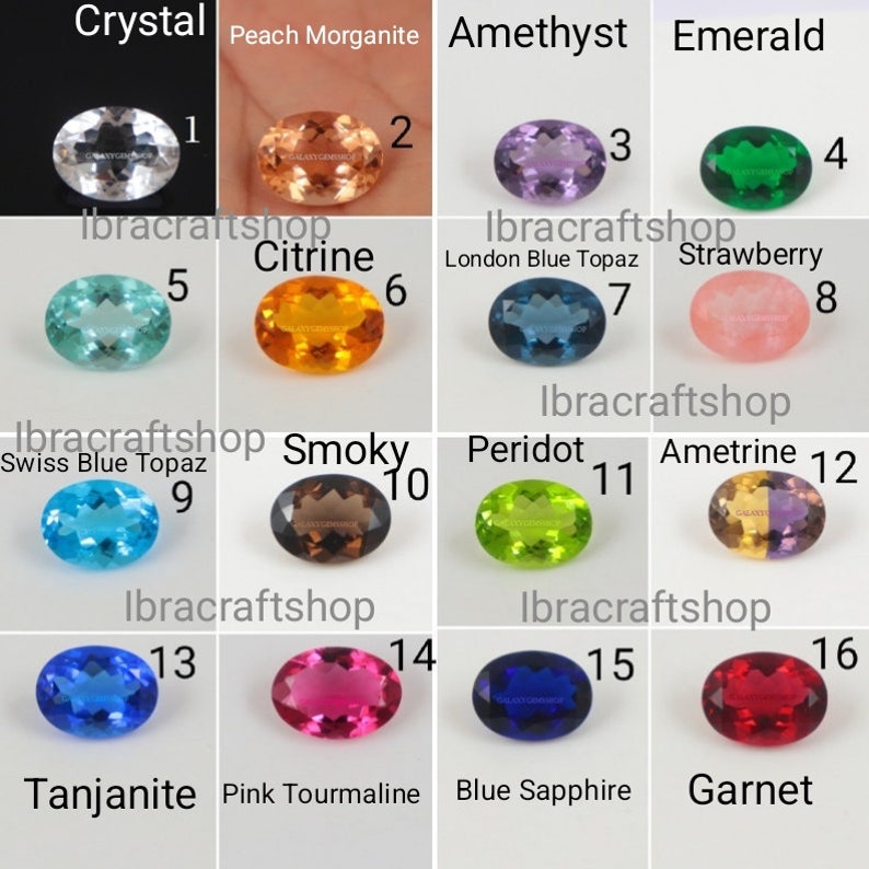 Mix Quartz Oval Gemstone Oval Shape 1 Pair 16X12 Mm Oval - Etsy